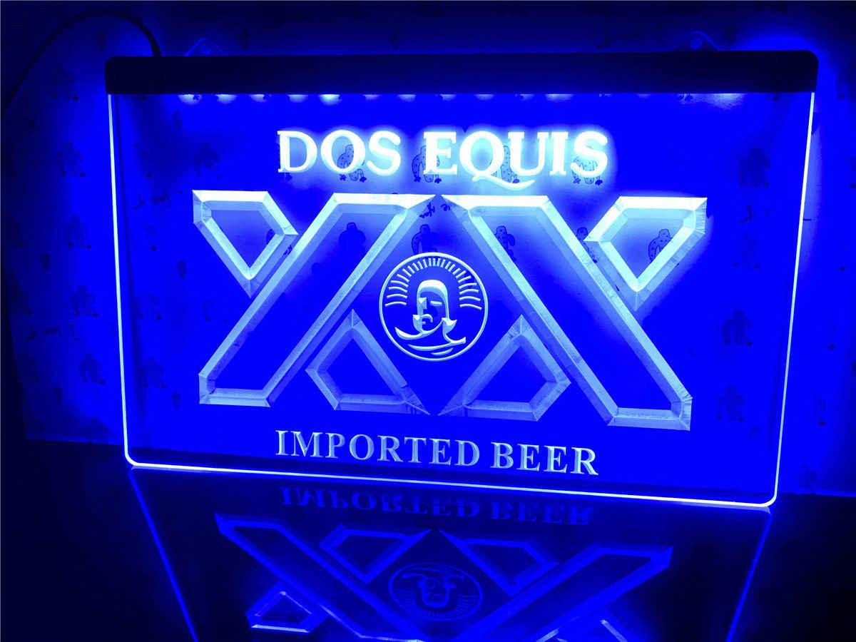 XX Dos Equis Beer club Bar Pub Restaurant Ad Led neon Light Sign decor ...