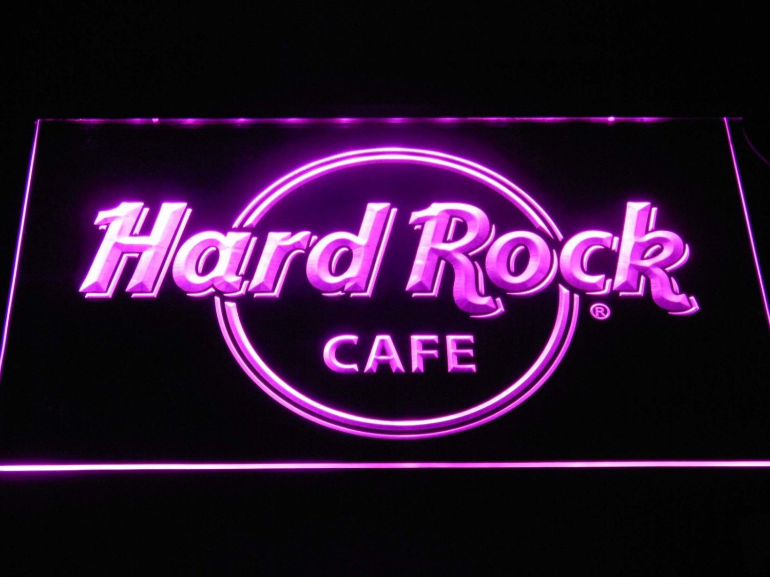 Hard Rock Cafe LED Neon light Sign decor wall club caffe bar beer ...