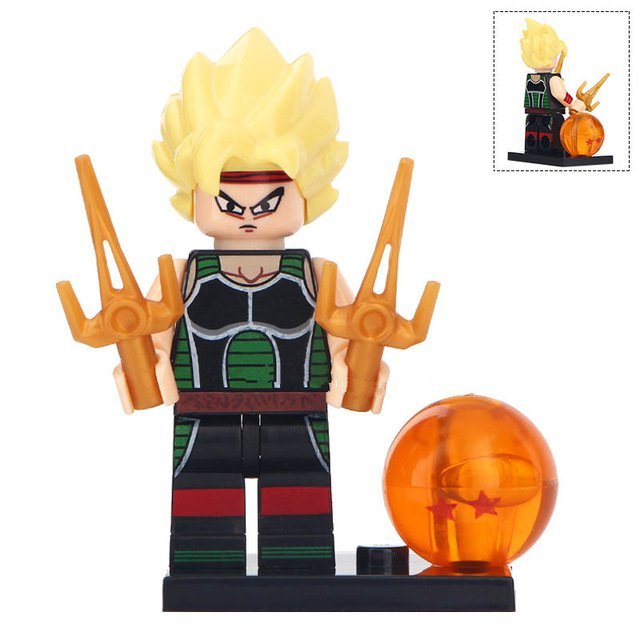 Bardock Dragon Ball Lego Minifigure Toy
