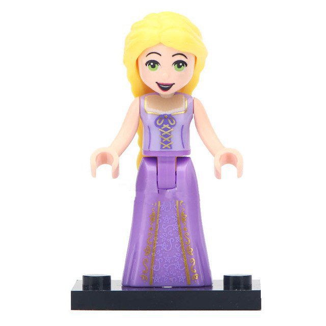 Rapunzel Disney Princess Tangled Lego Minifigure Toy