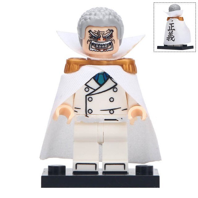 Garp One Piece Lego Minifigure Toy