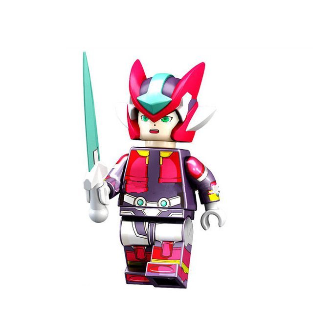 Rockman ZX Mega Man Lego Minifigure Toy