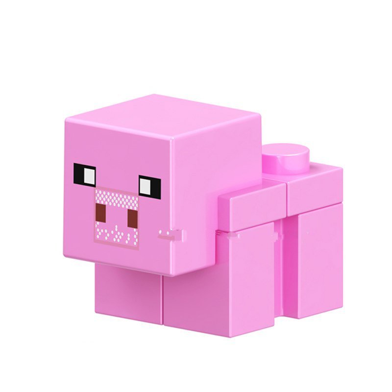 Baby Pig Minecraft Character Lego Minifigure Toy
