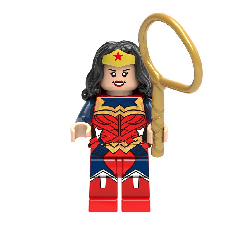 Wonder Woman With Weapons Super Hero Lego Minifigure Toy