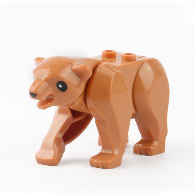 Brown Bear Animal Lego Minifigure Toy