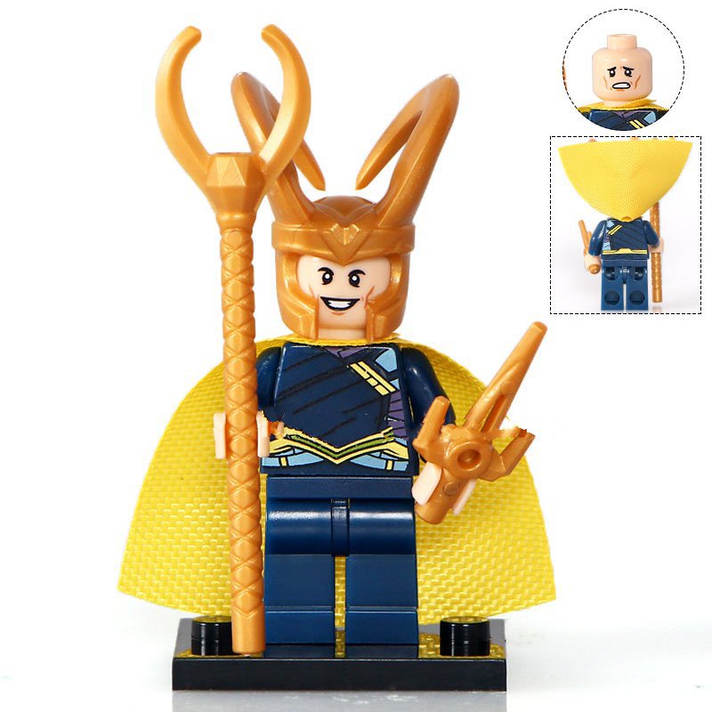 Loki With Sword And Stick Super Hero Avengers Infinity War Lego ...