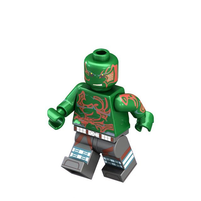 Drax the Destroyer Guardians of the Galaxy Super Hero Lego Minifigure Toy