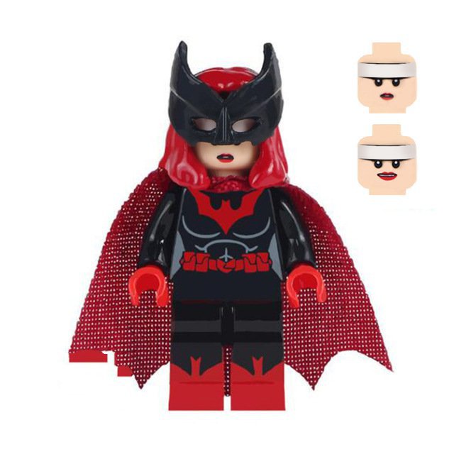 Lady Knight Batman Super Hero Lego Minifigure Toy