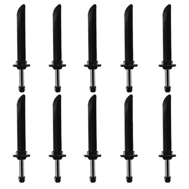 10pcs Sword Medieval Knight Weapon Super Hero Lego Minifigure Toy