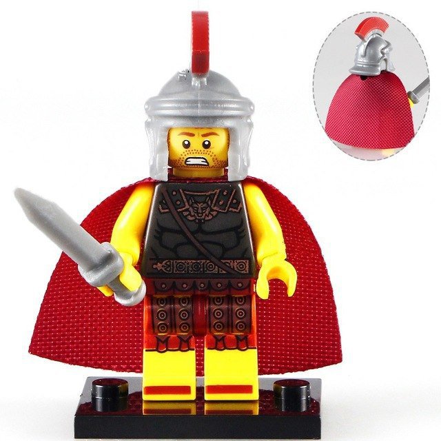 Roman Commander Medieval Knights Lego Minifigure Toy