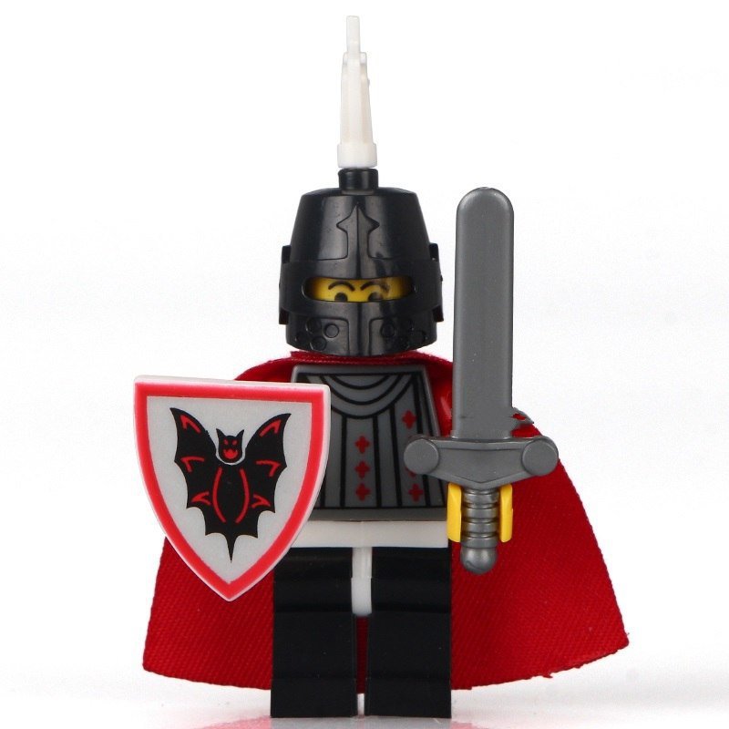 Sword Knights 02 Medieval Bat Shield Lego Minifigure Toy