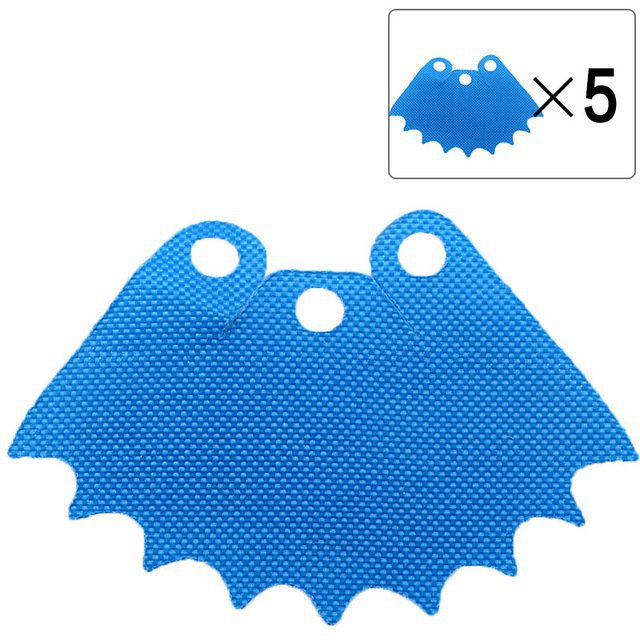 5pcs Blue Capes Batman Super Hero Lego Minifigure Toy
