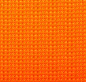 32*32 Dot Orange Base Plate 25x25cm 10x10 Inch WW2 Lego Minifigure Toy