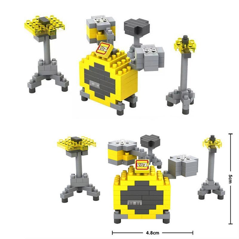 Drums Musical Instrument Lego Minifigure Toy
