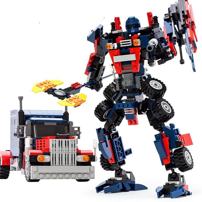 2in1 Onslaught Transformers 5 Super Hero Lego Minifigure Toy
