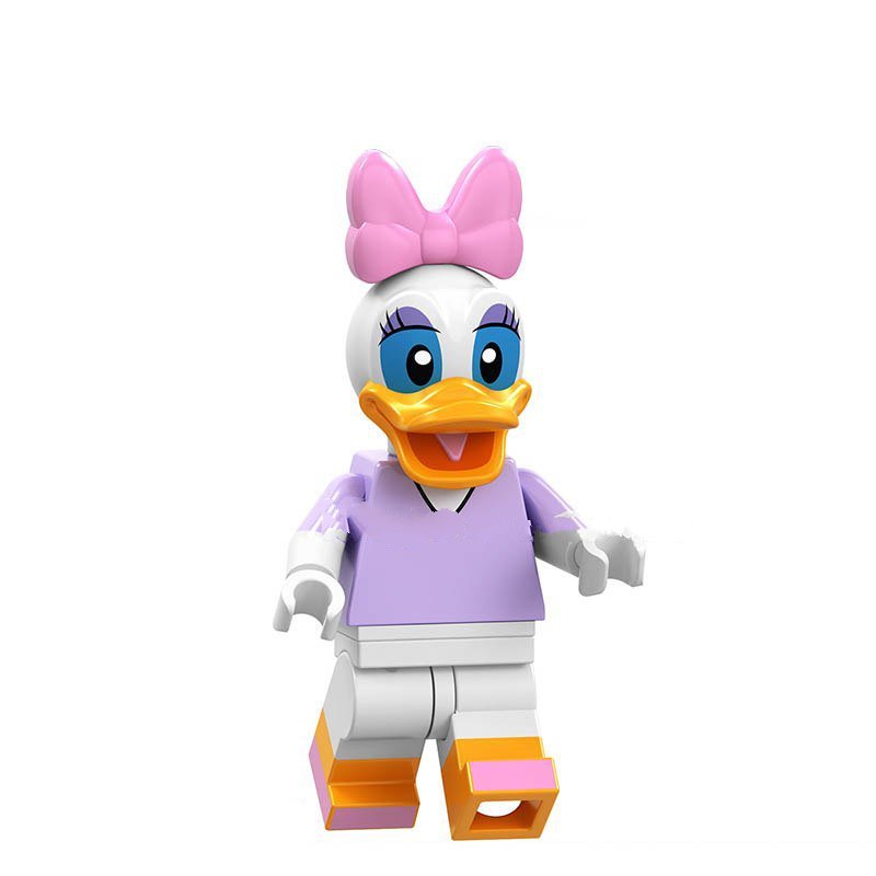 Daisy Duck Donald Duck Disney Cartoon Lego Minifigure Toy
