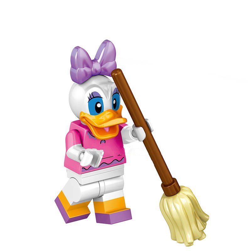 Daisy Duck Pink Shirt Donald Duck Disney Cartoon Lego Minifigure Toy