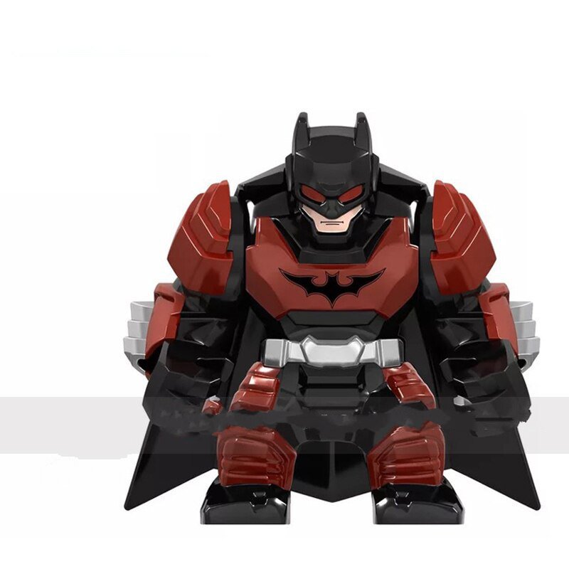 Big Size Batman Red Armor Lego Minifigure Toy
