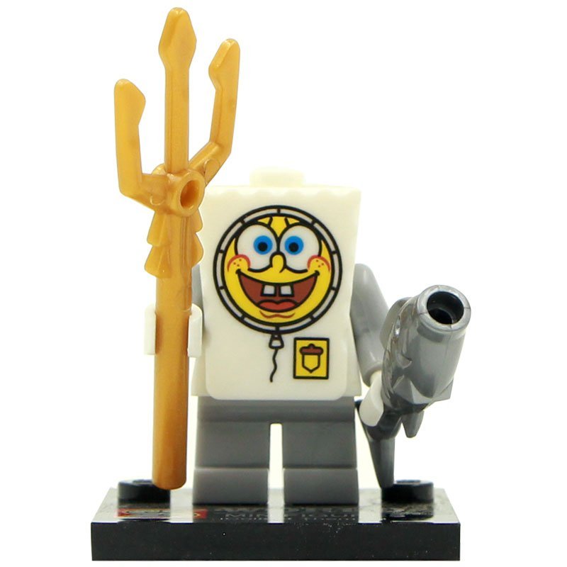 SpongeBob Astronaut Custom Lego Minifigure Toy