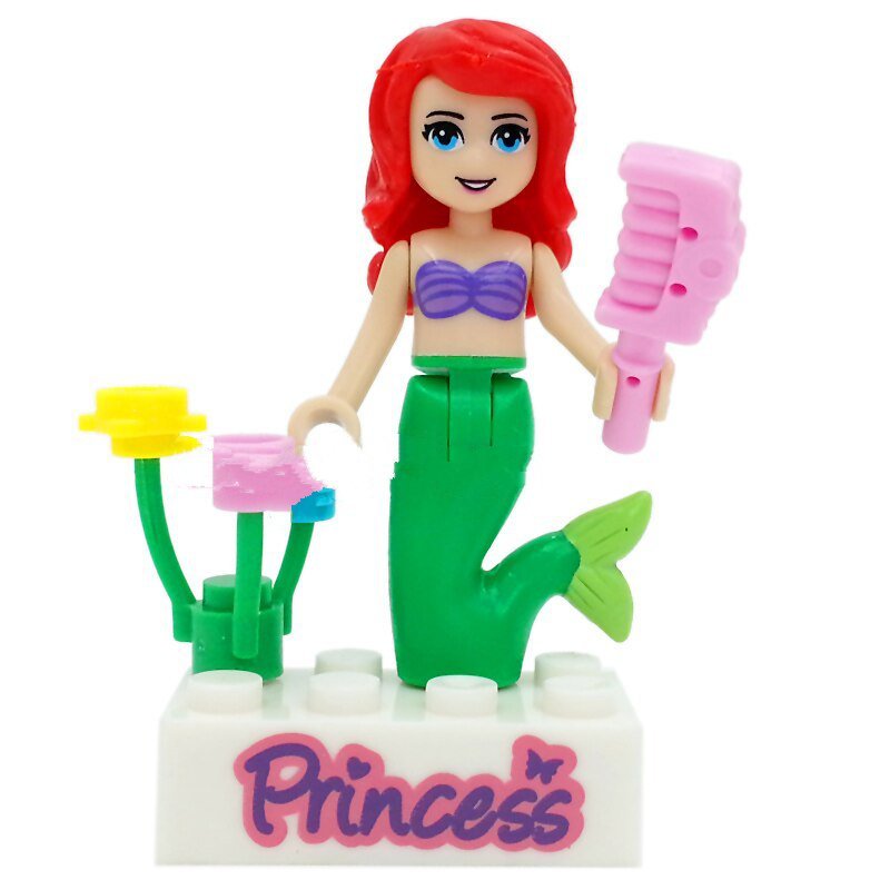 Ariel Disney Princess Lego Minifigure Toy