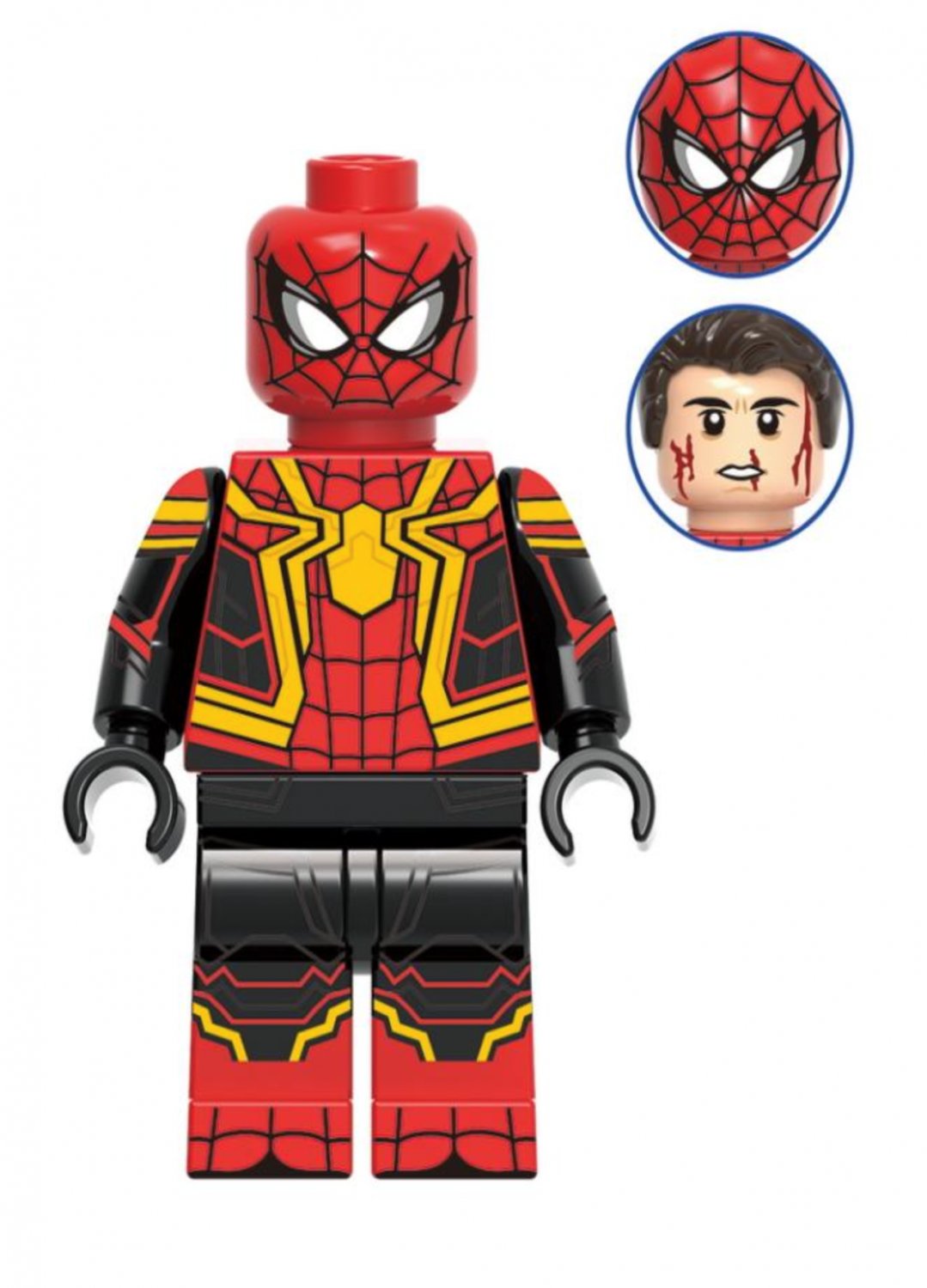 Upgraded Suit Spider-Man No Way Home Lego Minifigure Block Toy