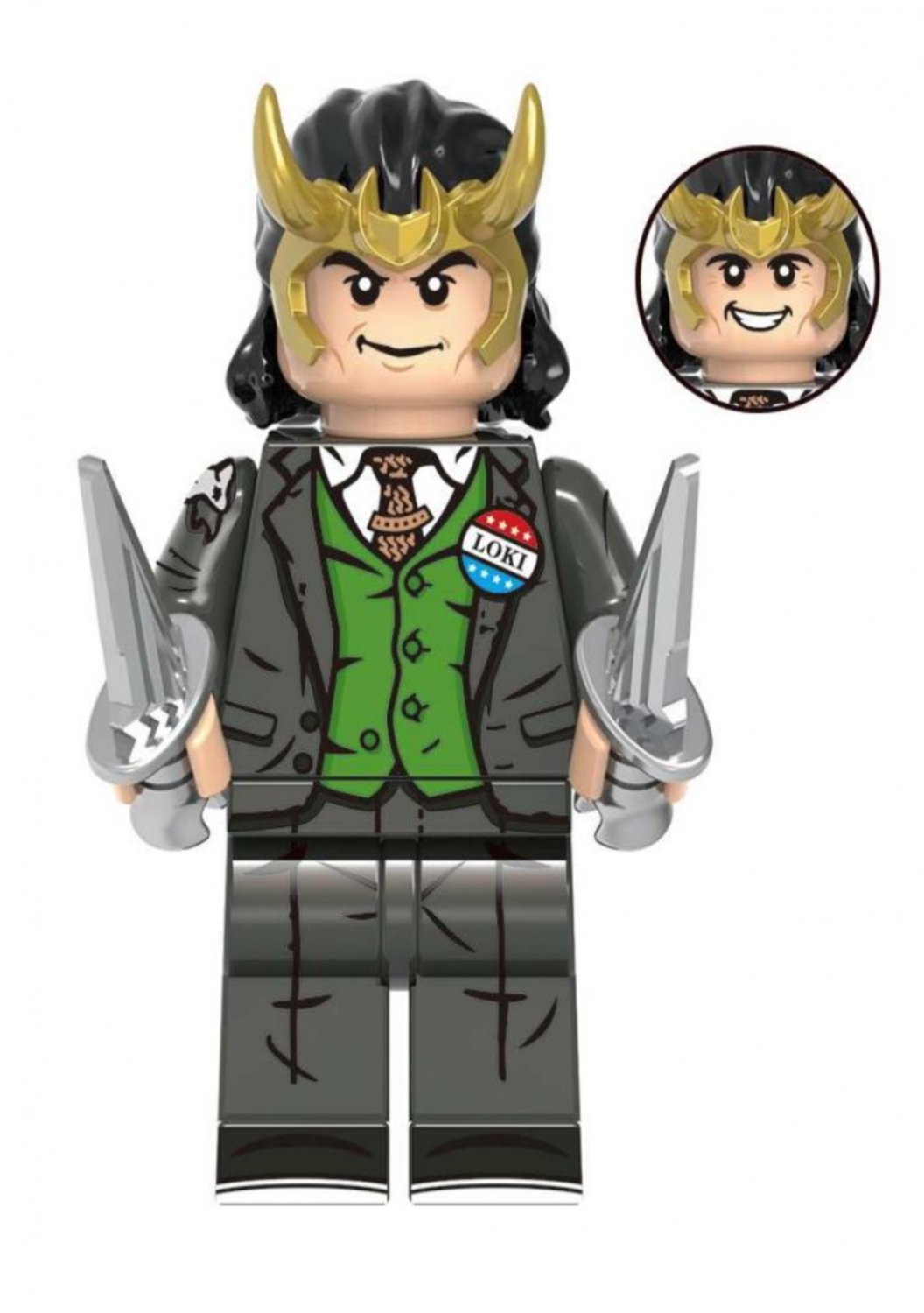 Vote Loki Series Lego Minifigure Toy