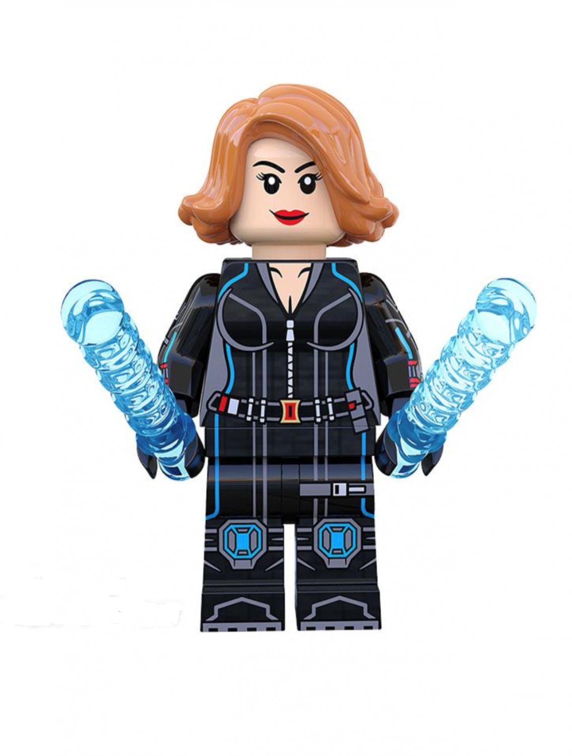 Natasha Romanoff Shield Suit in Black Widow Movie Lego Minifigure Toy