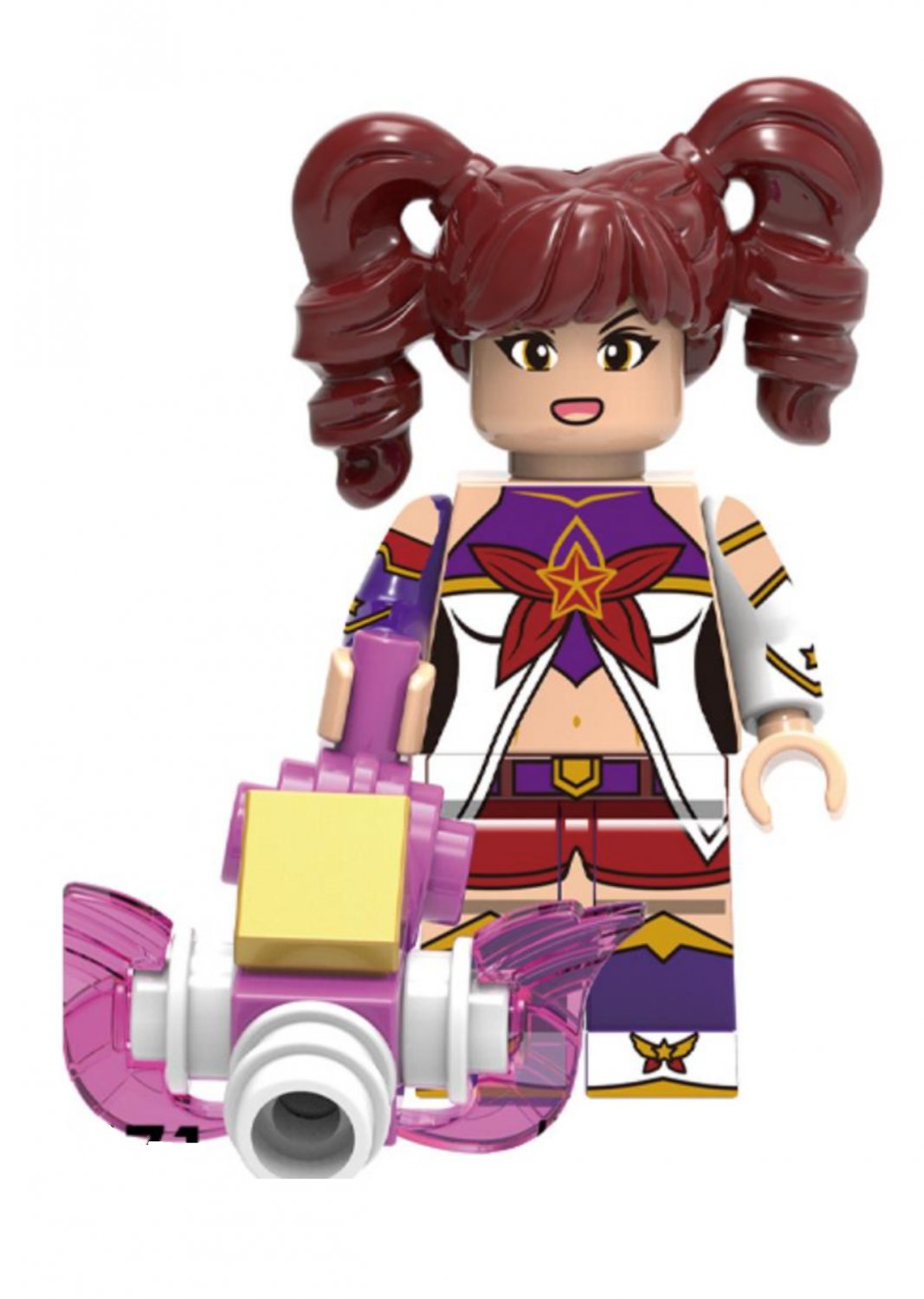 Jinx League of Legends Lego Minifigure Toy