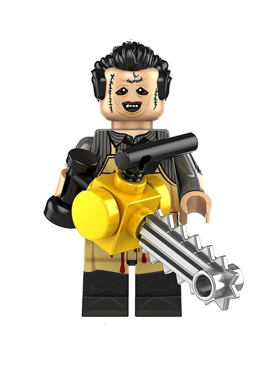Leatherface The Texas Chainsaw Massacre Lego Minifigure Toy in Horror ...