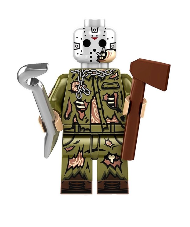 Jason Voorhees in Friday the 13th The New Blood Lego Minifigure Toy ...