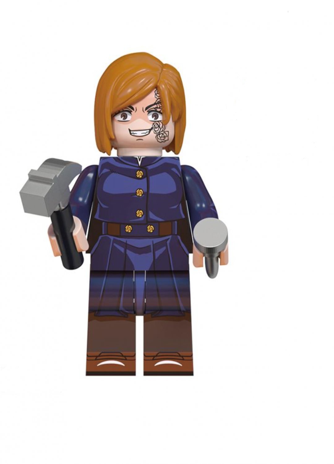 Nobara Kugisaki Jujutsu Kaisen Lego Minifigure Block Toy