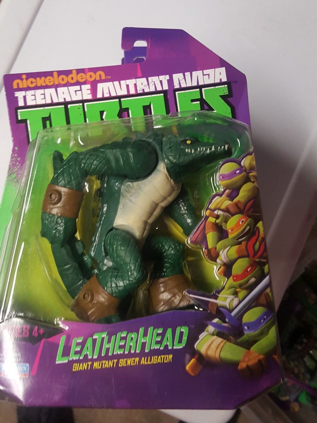 Teenage Mutant Ninja Turtles TMNT Leatherhead Action Figure Nickelodeon ...