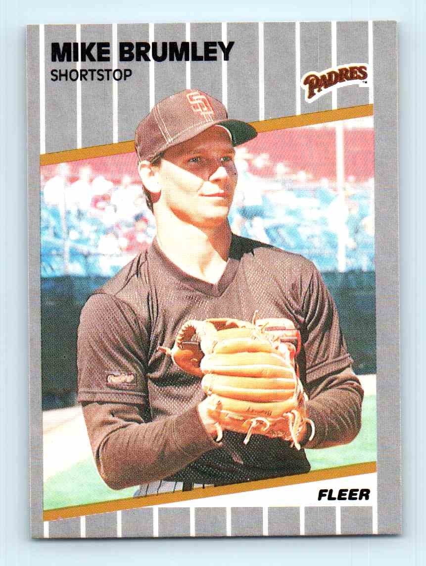 1989 Fleer Mike Brumley #302