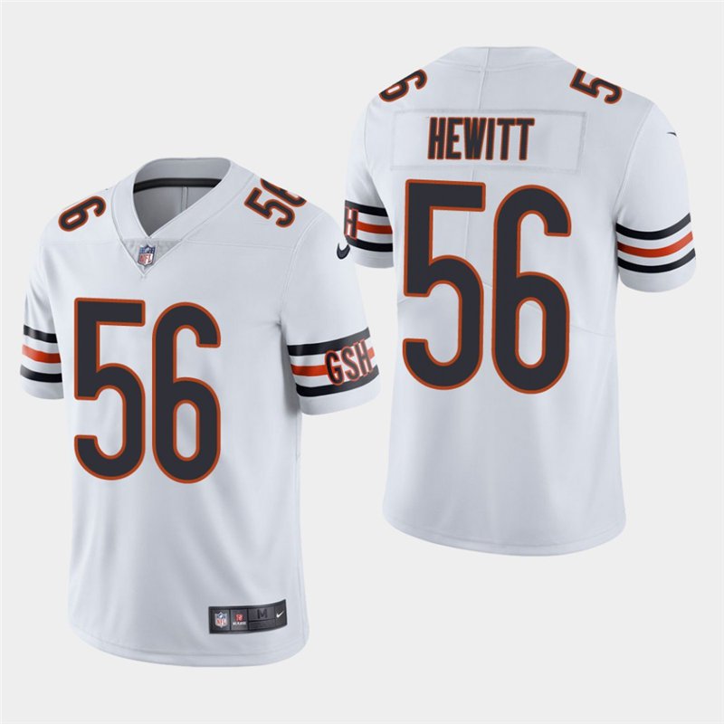 Chicago Bears #56 Bill Hewitt White Stitched Limited Jersey