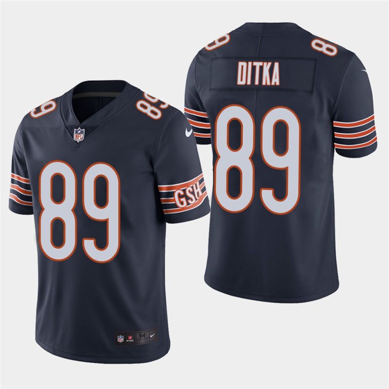 Chicago Bears #89 Mike Ditka Navy Stitched Limited Jersey