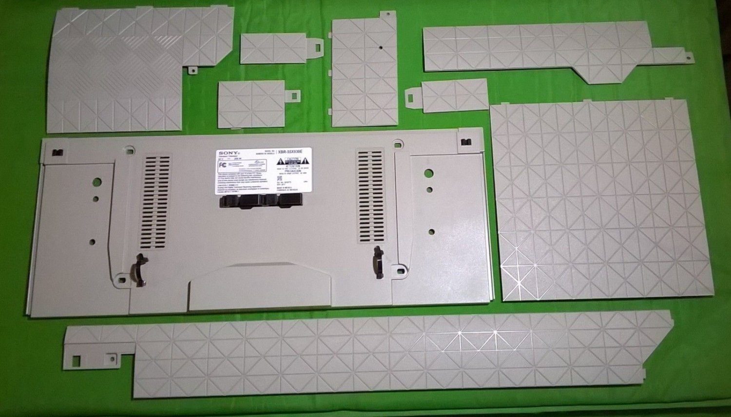 Sony 55" LED TV XBR55X930E Back Panel Plastic Pieces *Read Description*