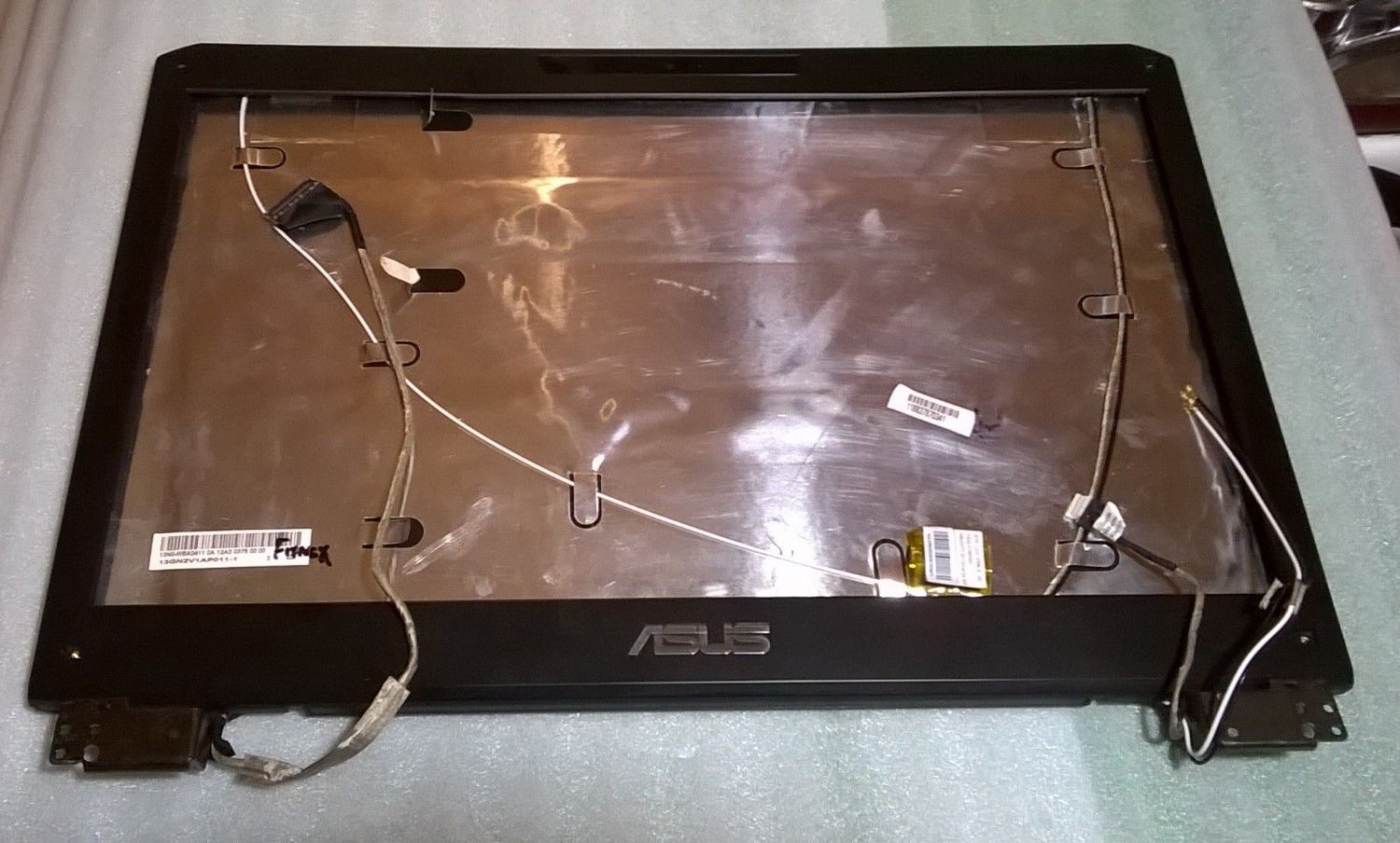 Asus G75VW Laptop 17.3" LCD Back Cover LID 13N0-MBA0411 Bezel w/ WebCam ...