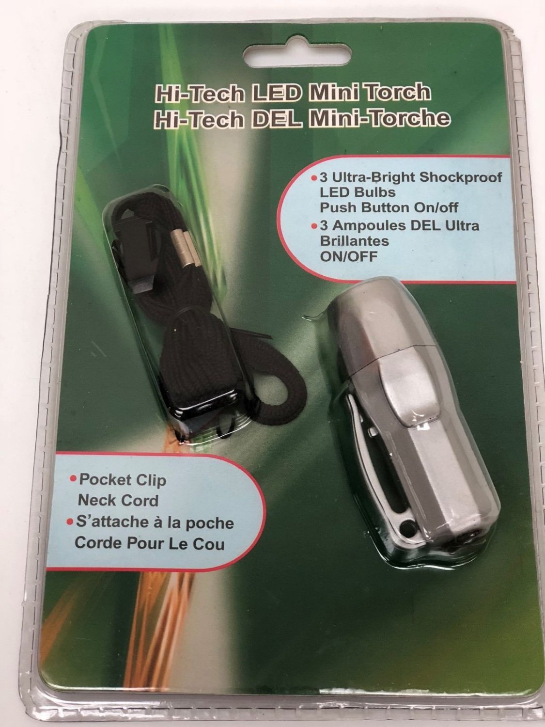 HI-TECH LED -MINI TORCH-BRIGHT LIGHT- SHOCK PROOF FLASHLIGHT-POCKET ...