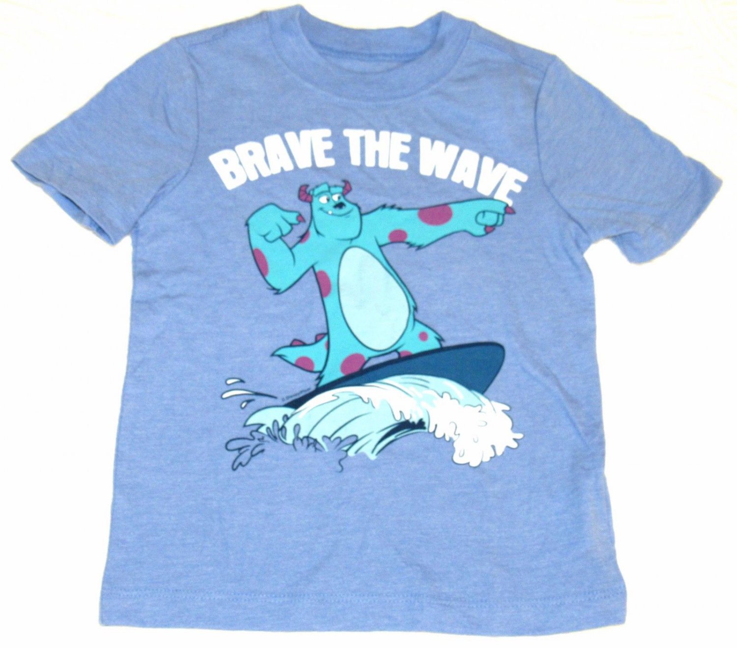 Disney Pixar Monsters Inc. Sully Top Shirt Blue Boys 3 Toddler Brave