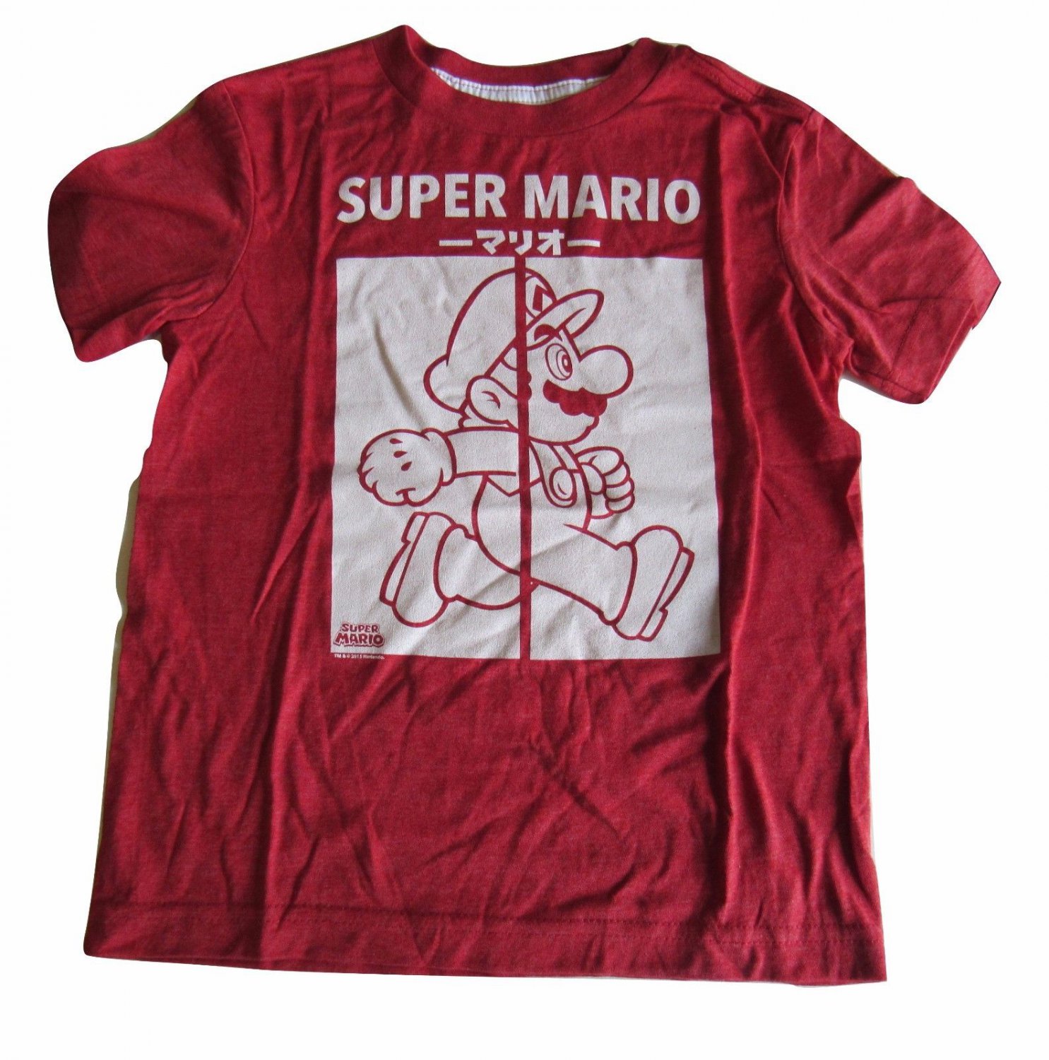 Old Navy Nintendo Super Mario Bros Boys Shirt Red Xtr Small (5) Short ...
