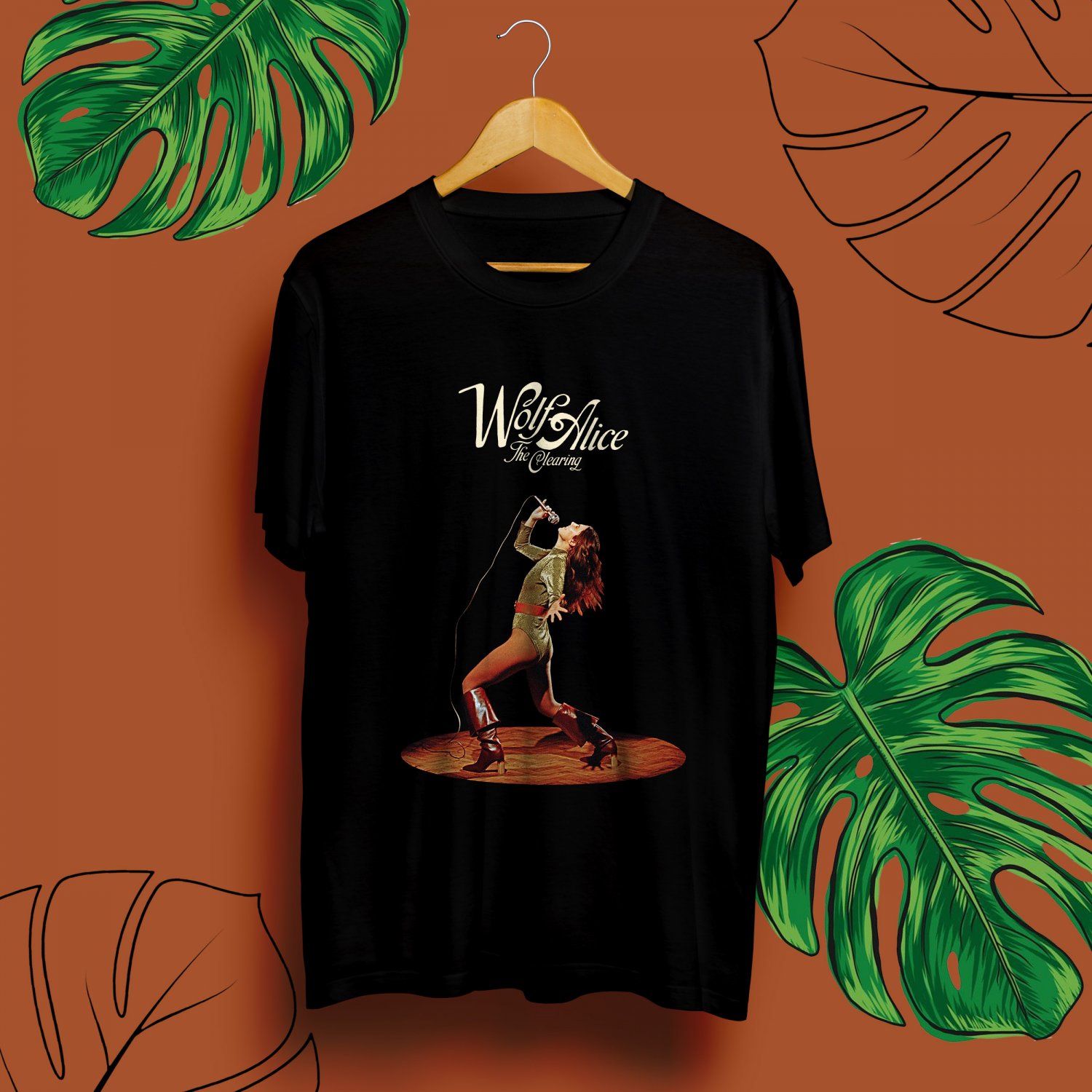 WOLF ALICE THE CLEARING TOUR 2025. WOLF ALICE. UNISEX FRONT TEE DM01