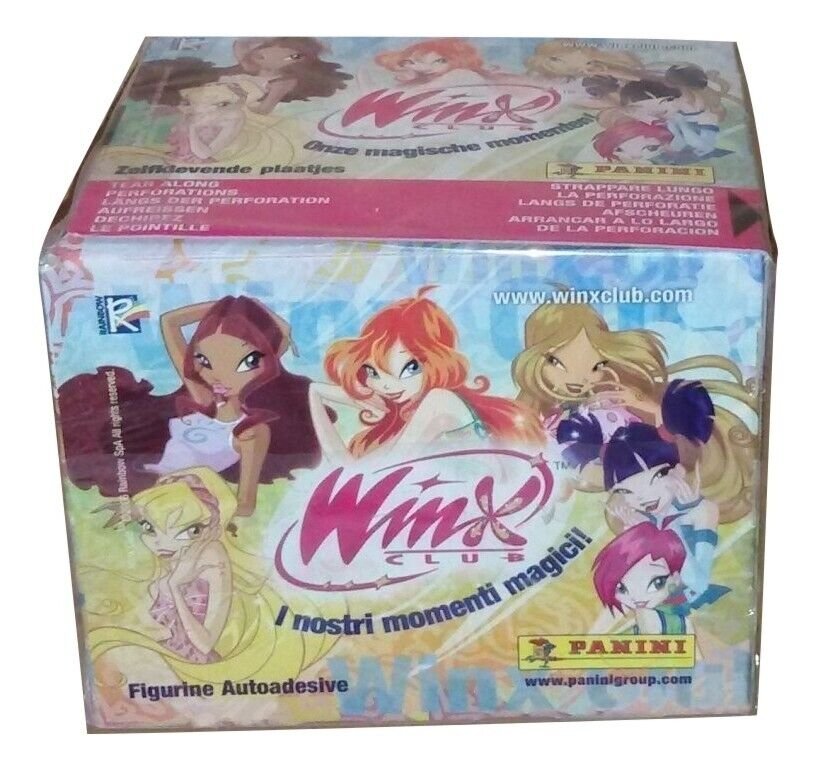 Winx Club Magical Moments Box 50 Packs Stickers Panini