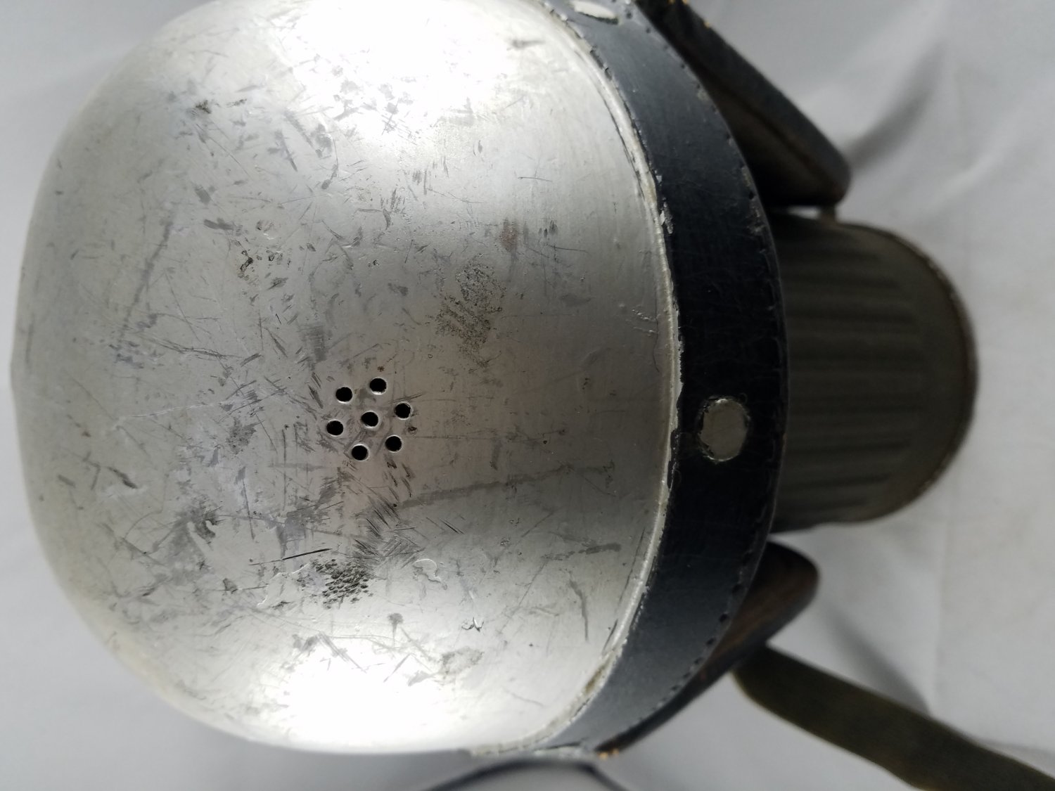 Genuine US USAREU M64 Tank Helmet. Like M1938 Tanker-Early Cold War