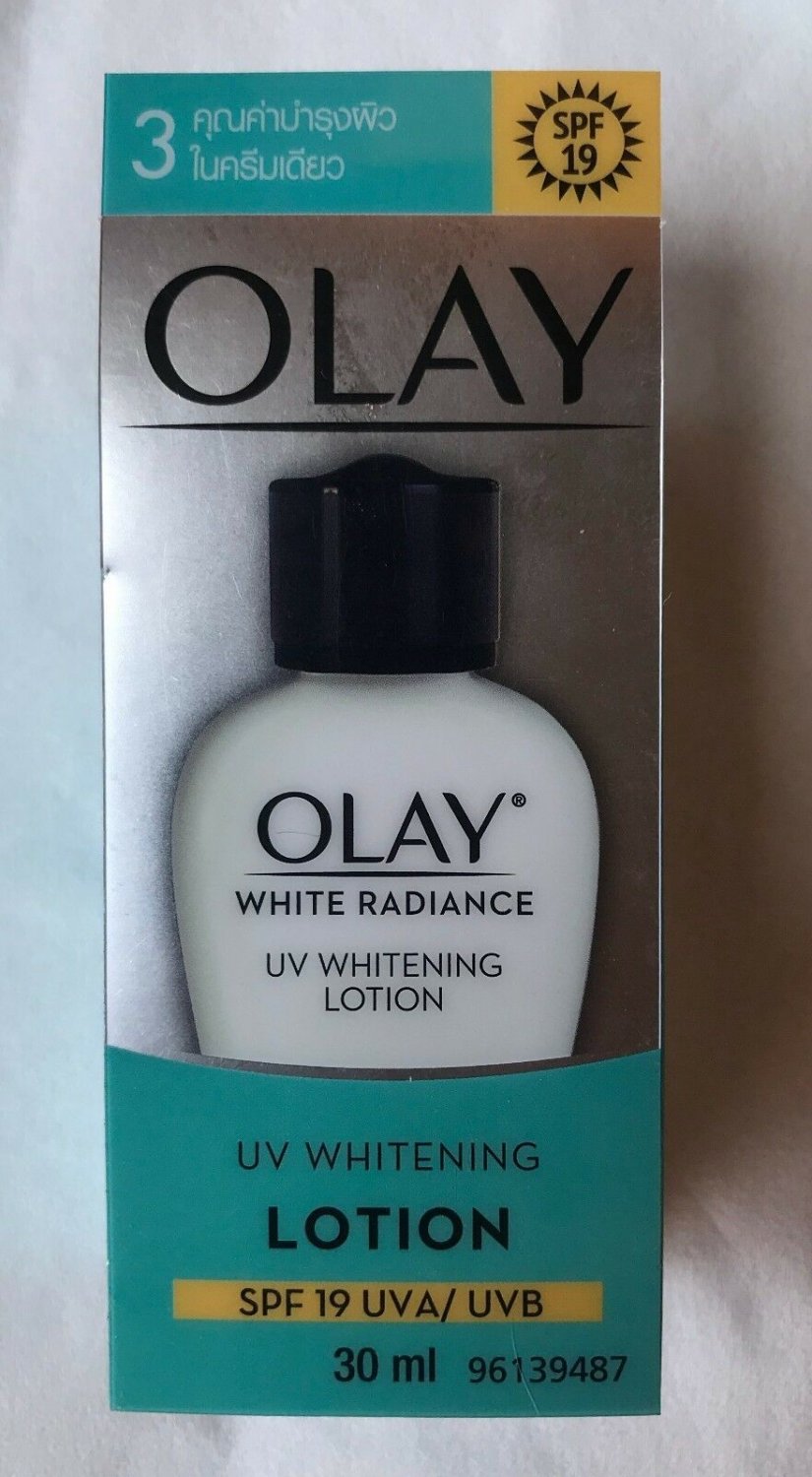 OLAY WHITE RADIANCE UV WHITENING LOTION SPF 19 UVA UVB 30 ml.