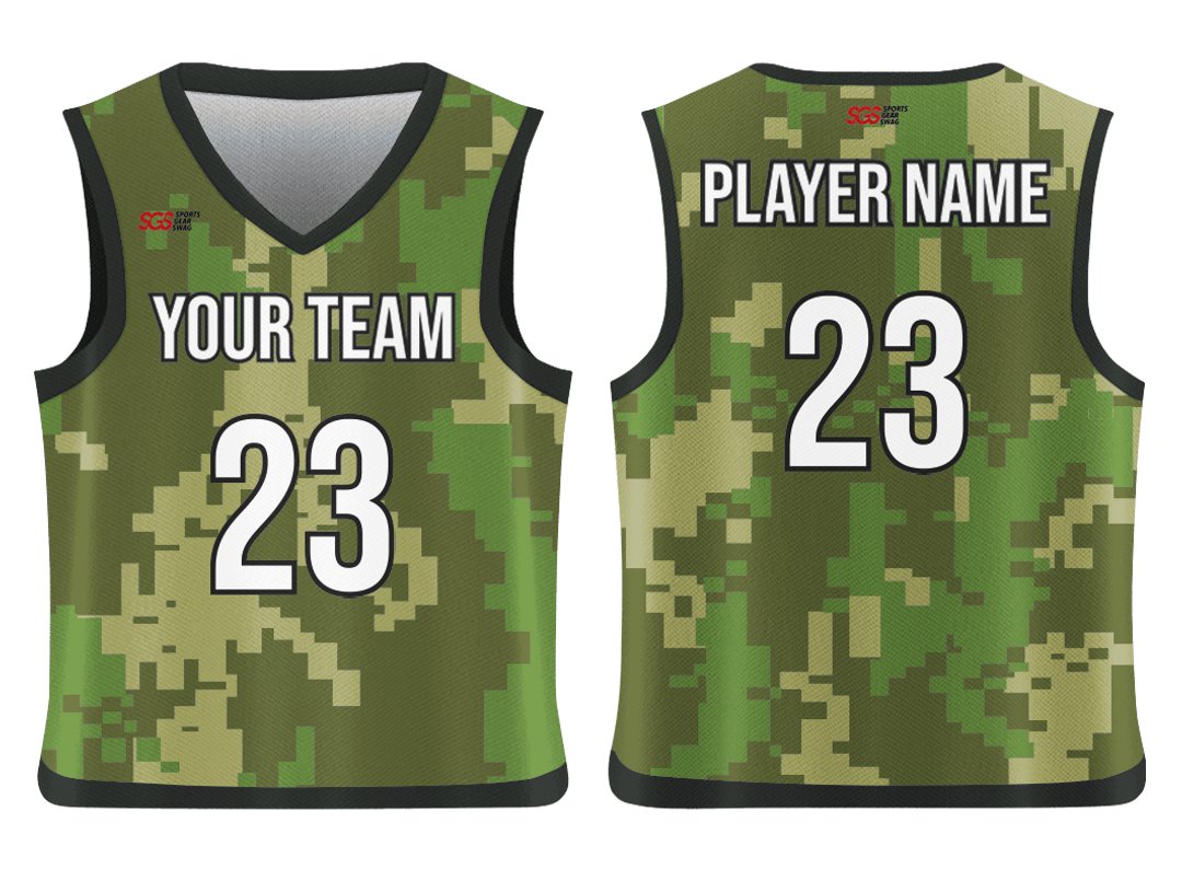 Custom Army Pixelated Camo Adult Youth Unisex Basketball Jersey ...
