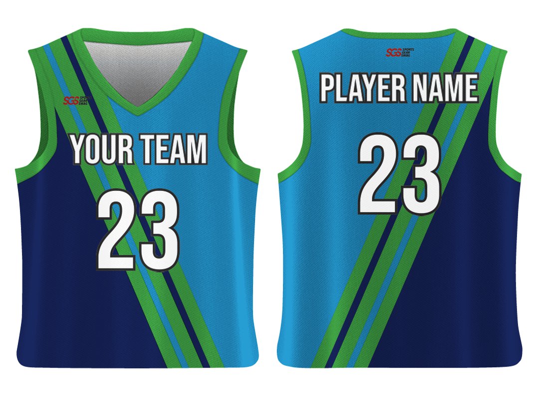 Custom Diagonal Lines Adult Youth Unisex Basketball Jersey - Reversible ...