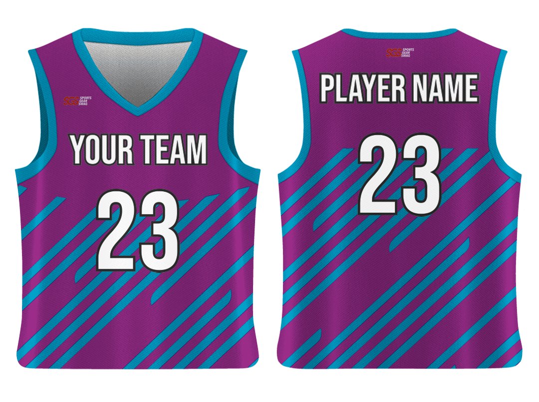 Custom Half Diagonal Lines Adult Youth Unisex Basketball Jersey ...