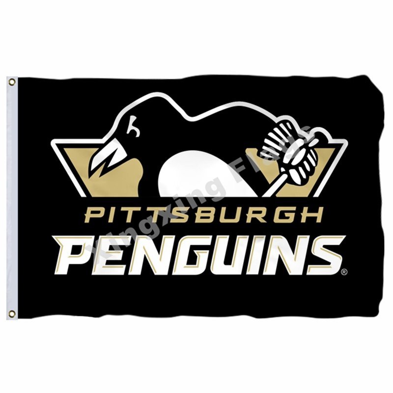 Pittsburgh Penguins flag 3ftx5ft Banner 100D Polyester NHL Flag s035