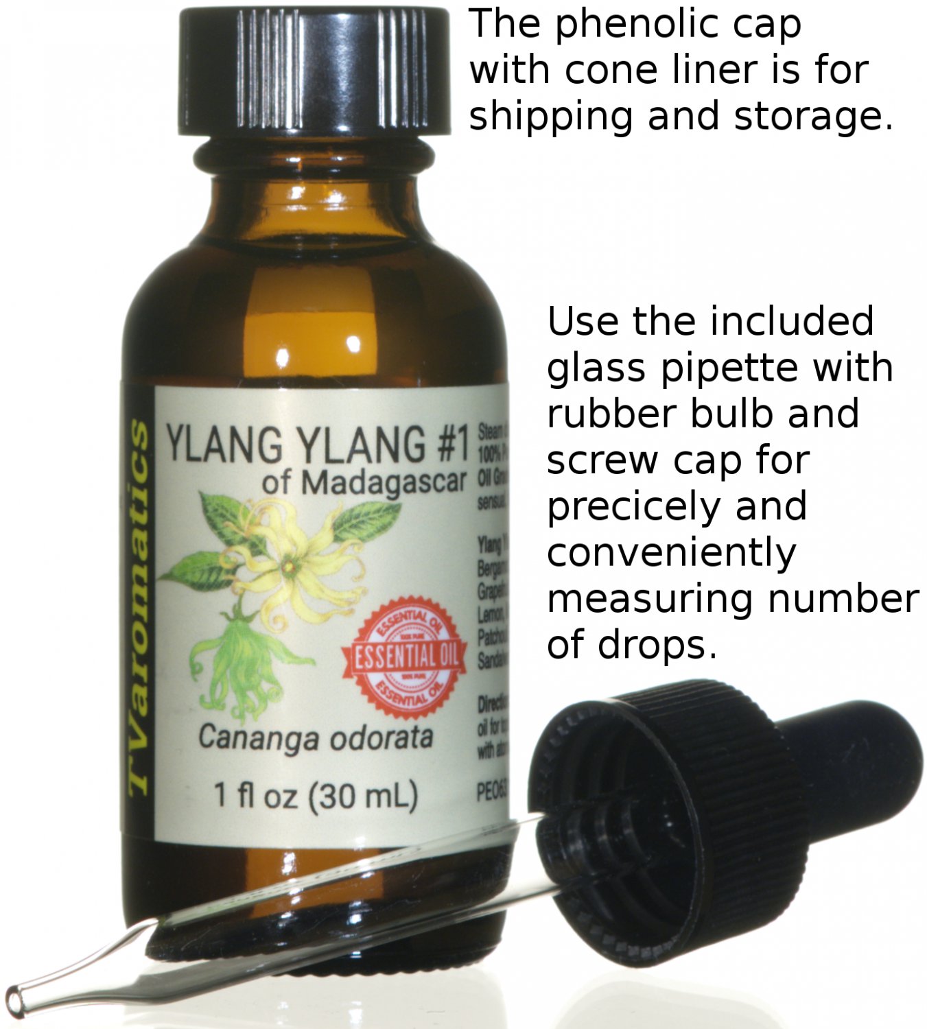 TVaromatics Ylang Ylang #1 of Madagascar 100% Pure Essential Oil ...
