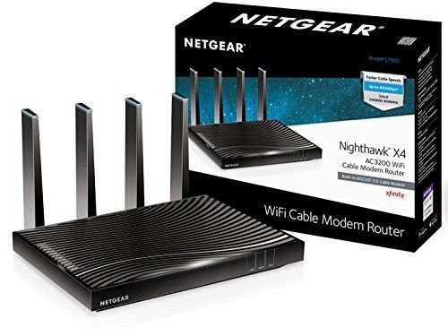 NETGEAR C7500-100NAS Nighthawk X4 (24x8) AC3200 DOCSIS 3.0 Modem Router ...